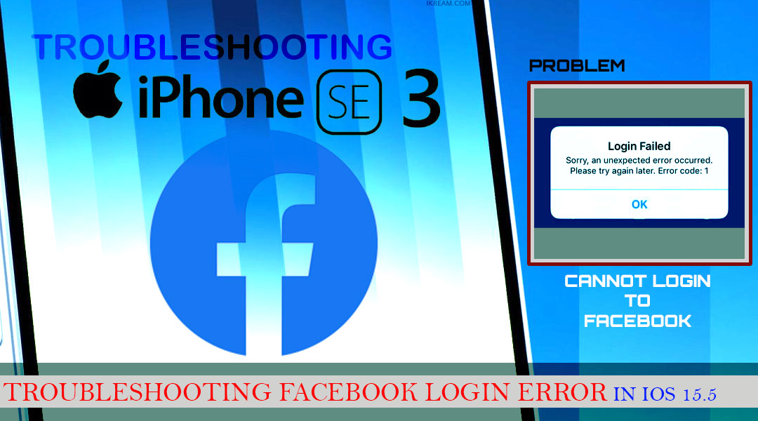 How to Fix Facebook Login Error on iPhone SE 3 2022 - iKream