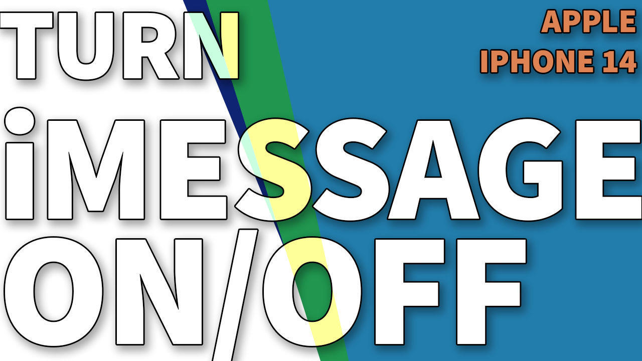 How to Disable/Enable iMessage on iPhone 14 - iKream