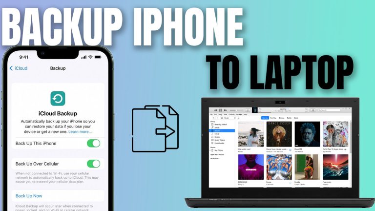 How To Backup iPhone to HP Laptop