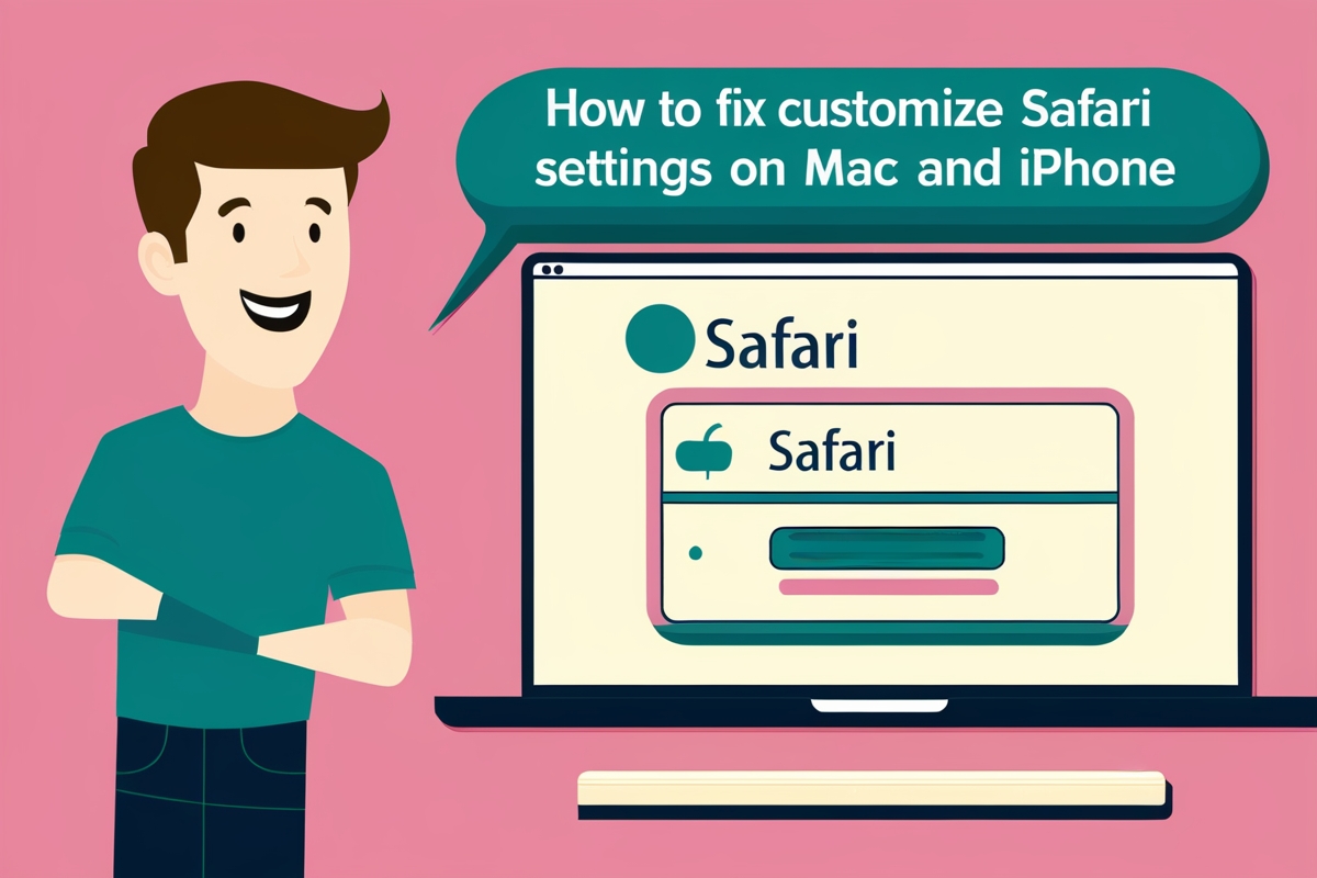 How to Fix Customize Safari settings on Mac and iPhone - iKream