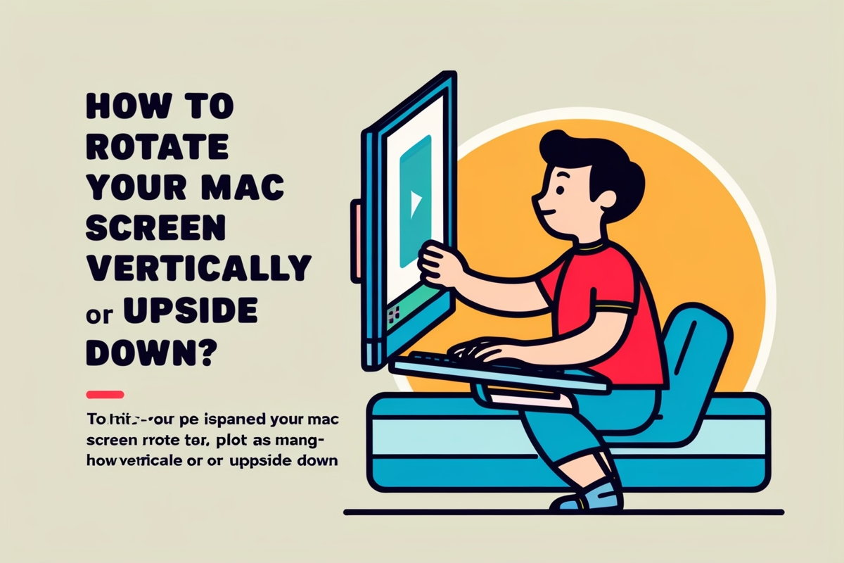 How to Fix Rotate Mac Screen Vertically or Upside Down - iKream
